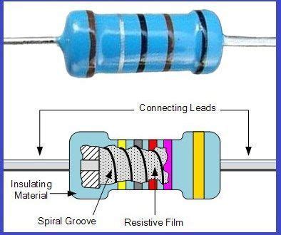 Electronic Device Diagram With Capacitors And Insulators