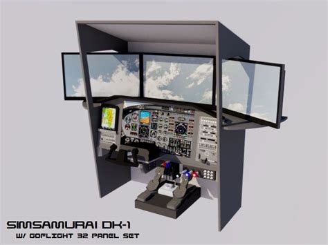 Diy Flight Simulator Cockpit Blueprint Plans And Panels Flight