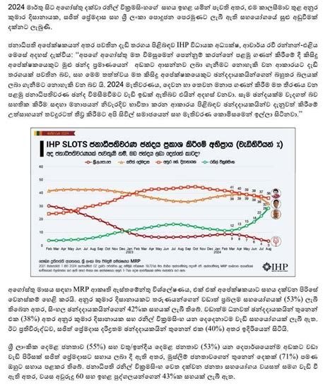 මෙන්න තවත් නවතම සමීක්ෂණ වාර්තාවක් තුන්කොන් සටන තියුණු වෙයි Lnw Sinhala