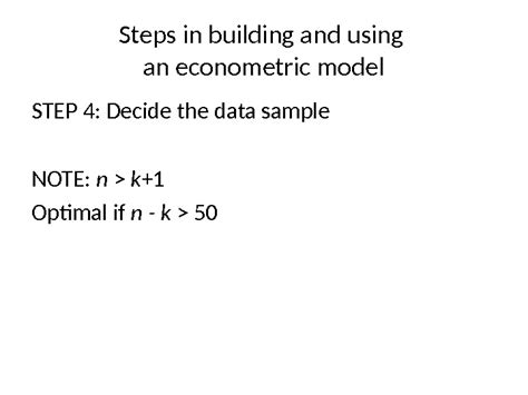 11 What Is Econometrics 2 Steps In Empirical