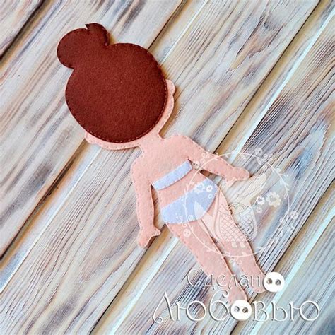 Felt Paper Doll Tutorial Free Pattern Artofit