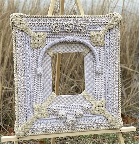 Sennit Picture Frames Knotted Frames Picture Frames Knot Art