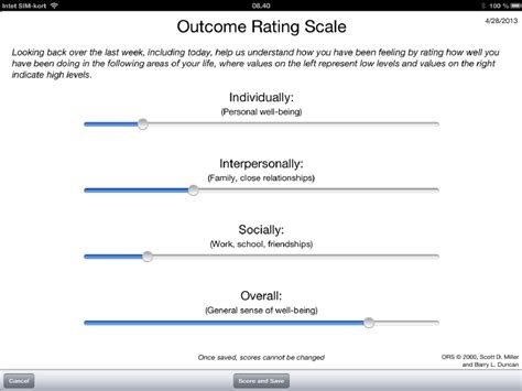 The Outcome Rating Scale Download Scientific Diagram