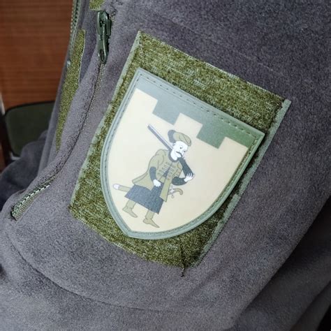 Нашивка ТрО 110 бригади ЗСУ Запоріжжя польовий