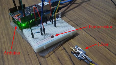 Como Hacer Una Alarma Láser Con Arduino Y Alertas Por Twitter Cuando Se Activa