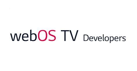 WebOS Studio Developer Guide WebOS TV Developer