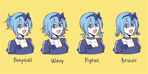 Biyo Claire Elford Witchs Heart 1girl Alternate Hairstyle Blue