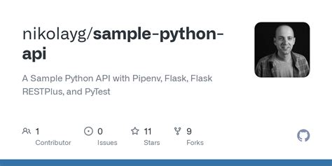 Github Nikolaygsample Python Api A Sample Python Api With Pipenv Flask Flask Restplus And