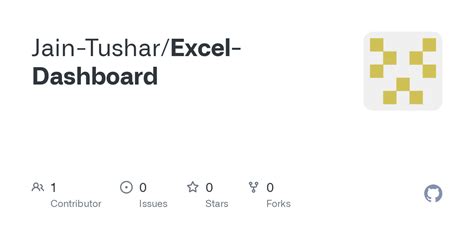 GitHub Jain Tushar Excel Dashboard