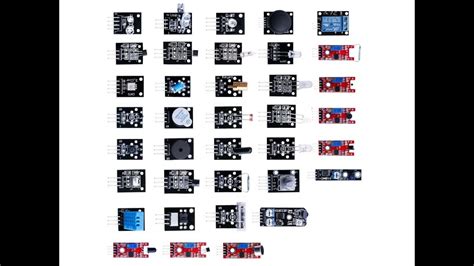 How To Use All Keyes Sensors From 37 In 1 Sensors Kit With Arduino Fastest Tutorials Part 1