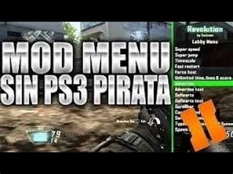 MOD MENUS CALL OF DUTY BLACK OPS 2 MW3 SIN PS3 PIRATA MOD MENU XBOX 360 GTA V SIN PIRATA