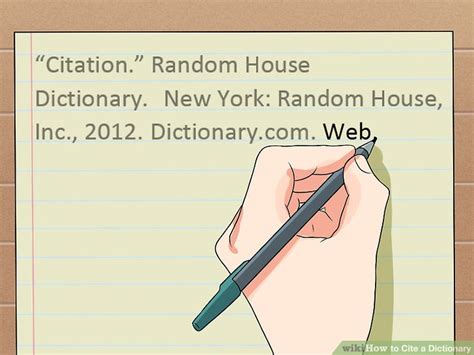 Ways To Cite A Dictionary WikiHow