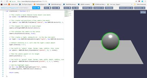 Link To Custom Playground Down Again Issue BabylonJS Babylon Js GitHub