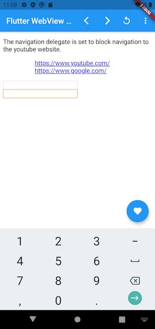 Webviewflutter Does Not Show Number Keypad For Number Fields · Issue 55724 · Flutterflutter