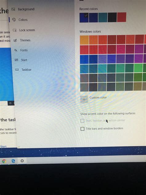 How To Change The Task Bar Color To Black I Just Updated And Now I Cant Change The Taskbar