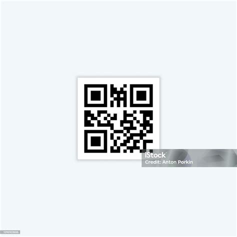 Étiquette De Code Qr Exemple De Code Qr Pour Lanalyse Vecteur Vecteurs Libres De Droits Et Plus