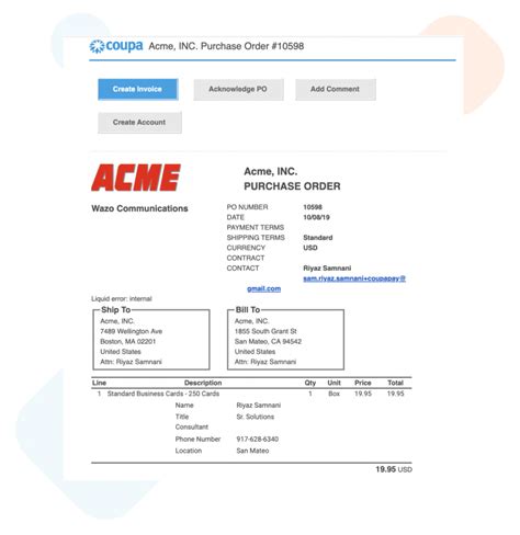 Create An Invoice Credit Memo Coupa Suppliers