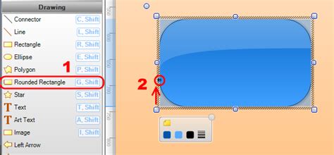 Rounded Rectangles And Colors In Documentation Software Ideas Modeler