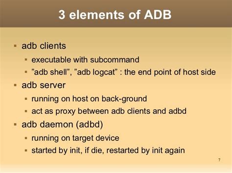 Adbandroid Debug Bridge How It Works