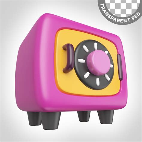 Premium Psd Mini Vault 3d Illustration Icon