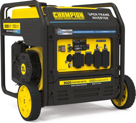 Champion Power Equipment 6250 Watt Portable Generator With Wheel Kit Patio Lawn