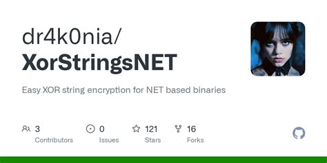 GitHub Dr4k0nia XorStringsNET Easy XOR String Encryption For NET Based Binaries