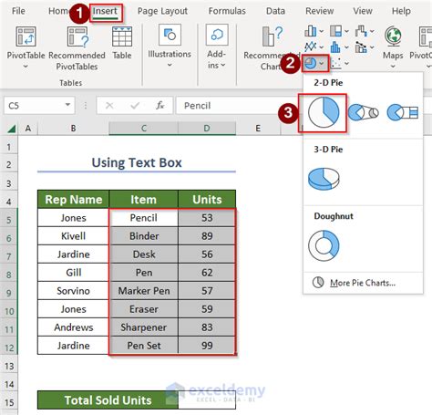 How To Show Total In Excel Pie Chart 2 Effective Ways