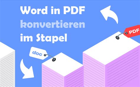 Mehrere Word Auf Einmal In Pdf Konvertieren 4 Gratis Methoden