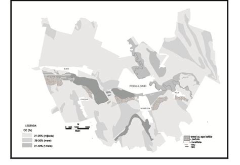 The Spatial Distribution Of The Values Of Wilting Coefficient Remaking Download Scientific