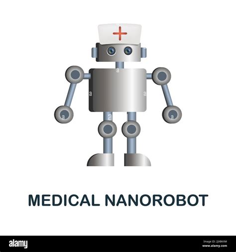 Medical Nanorobot Icon 3d Illustration From Artificial Intelligence Collection Creative
