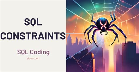 Sql Constraints Aicorrcom
