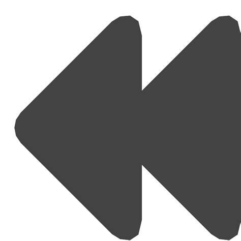 triangle double arrow left vector svg icon svg repo
