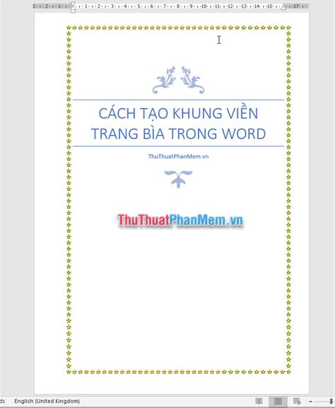 How To Make A Border Frame In Word