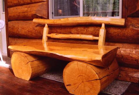 Log Bench Rustic Crafts Rustic Furniture Wood Stumps