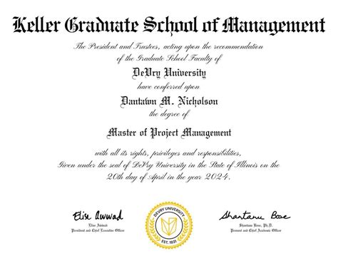 Dantawn Nicholson Ms Popm On Linkedin 2ndmasters Hardworkpaysoff