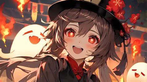 4k动漫壁纸 原神背景图片 胡桃「哲风壁纸」