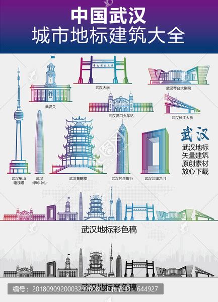 武汉城市地标建筑大全其它设计素材设计汇图网