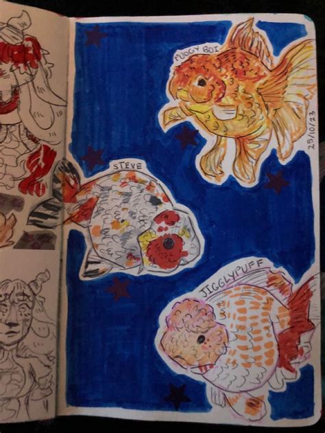 Fisch Art Journal Inspiration Concept Art Drawing Doodle Art Designs