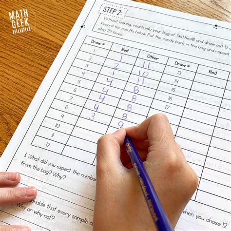 candy math sampling and inference lesson grades 7 8 math geek mama