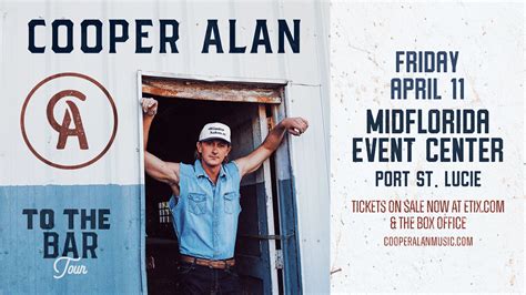 Cooper Alan Live In Port St Lucie Friday April 11 2025 With Special