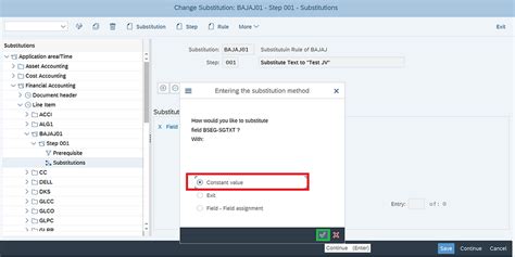 Validation And Substitution In Sap