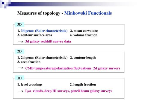 Ppt Cosmology From Topology Of Large Scale Structure Of The Universe