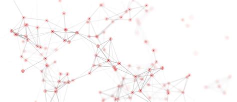 연결된 점과 선이 있는 추상적 그림입니다 디지털 네트워크 배경 3d 렌더링 빨강에 대한 스톡 사진 및 기타 이미지 빨강 회색 흰색 배경 Istock