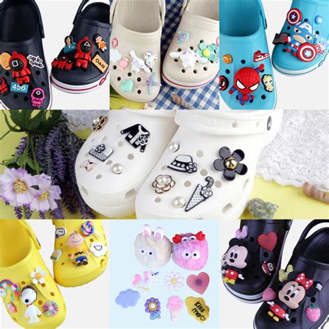 크록스 입체 지비츠세트 8pcs~11pcs 보석 마블 스누피 미키 外 7종 택일 에이블리