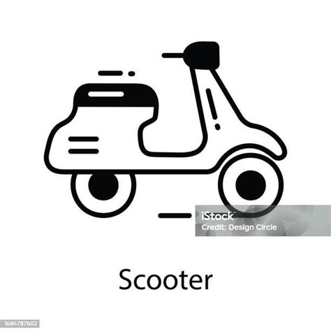 스쿠터 낙서 아이콘 디자인 그림입니다 흰색 배경에 여행 기호 Eps 10 파일 0명에 대한 스톡 벡터 아트 및 기타 이미지 0명 검은색 교통수단 Istock
