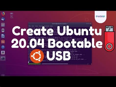 How To Make Ubuntu Bootable USB YouTube
