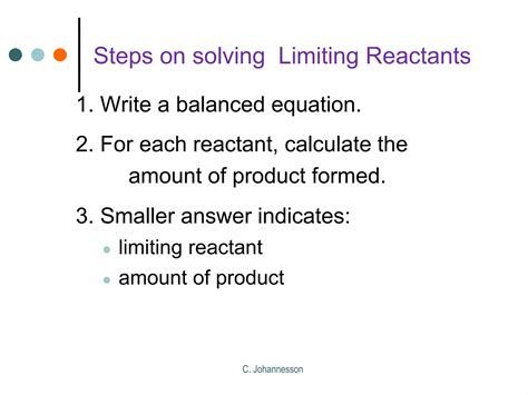 Limiting Reactants Pptx