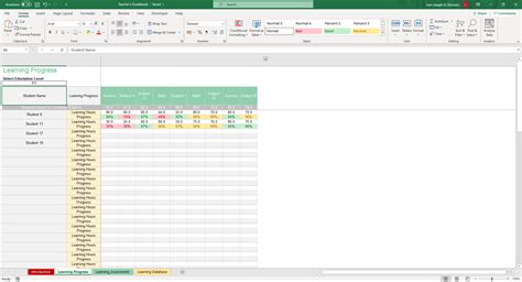 Teachers Gradebook Excel Template Simple Sheets