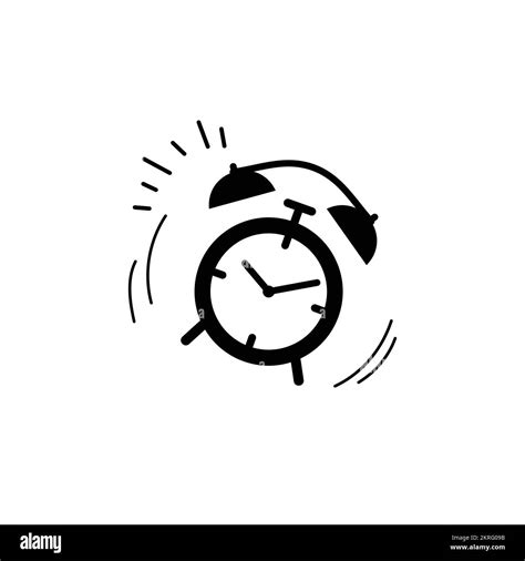 Alarm Clock Ringing Vector Icon Time Limit Symbol Countdown Icon