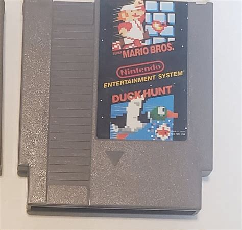 Nintendo Nes Super Mario Bros Duck Hunt Original Vintage Game